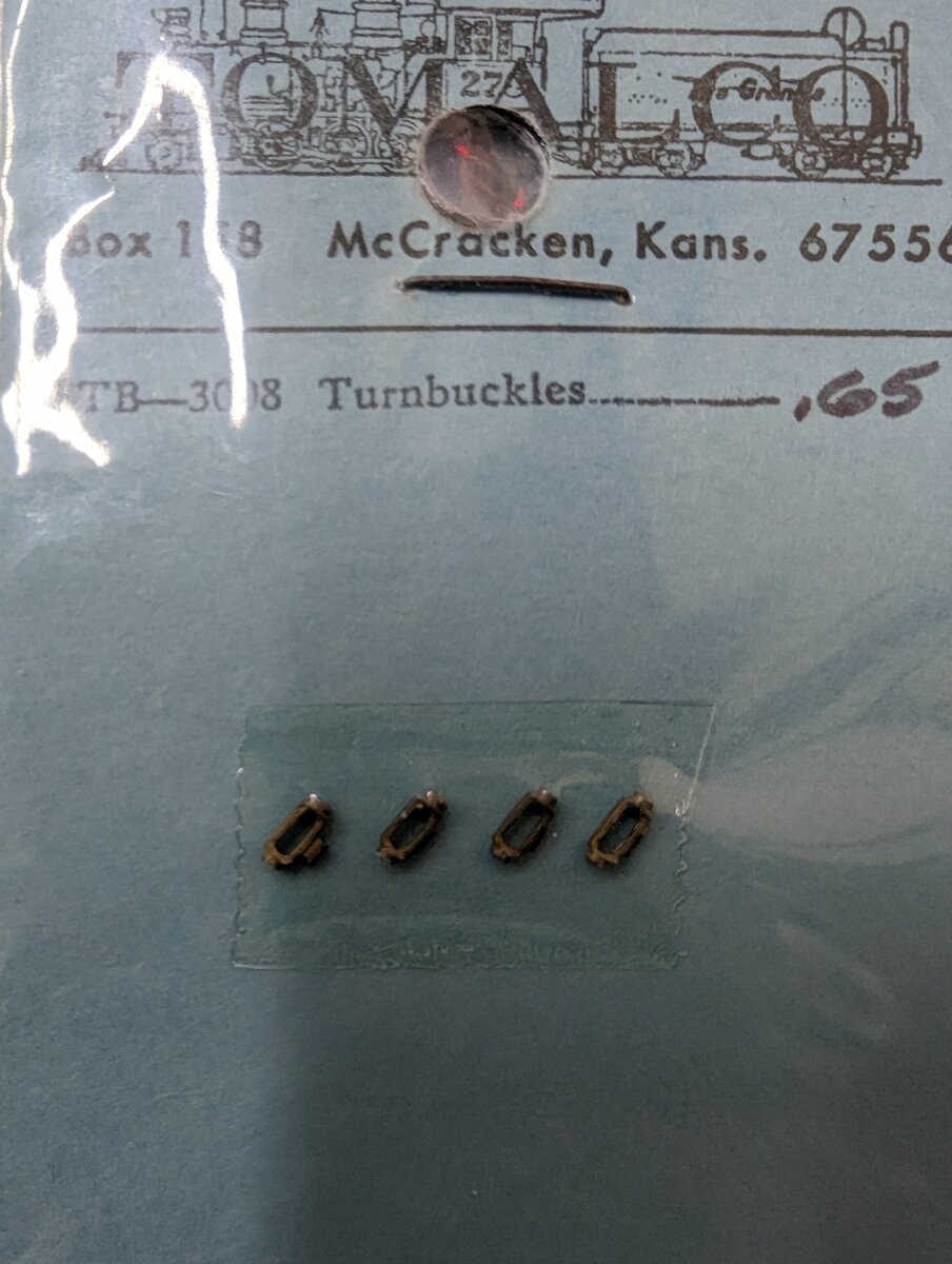 Tomalco STB-3008 HO Precision Investment Castings Turnbuckles – Trainz
