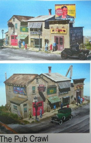 FOS Scale Limited 042 HO The Pub Crawl Lasercut Structure Model Kit ...