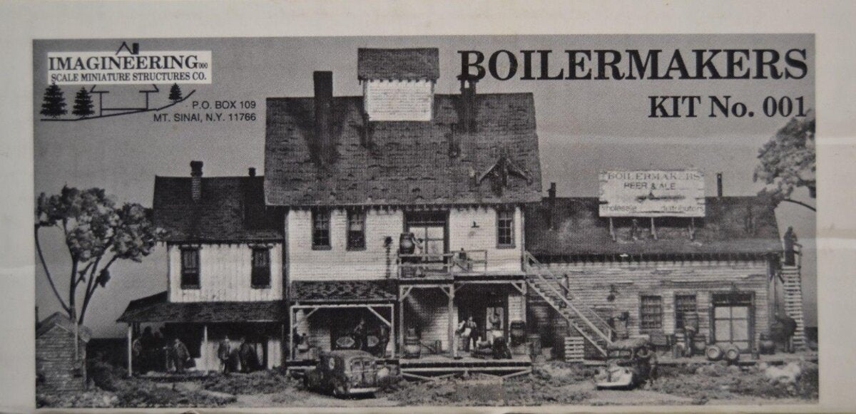 Imagineering Scale Miniature 001 HO Boilermakers Building Craftsman Ki ...