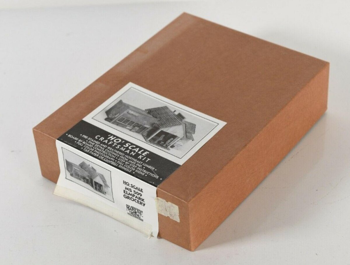 Mainline Siding MS509 HO Scale Elm Park Grocery Craftsman Building Kit ...