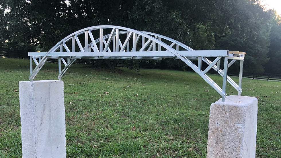 Split Jaw SJTRUSS01 48" Aluminum Through Arch Truss Single Track – Trainz