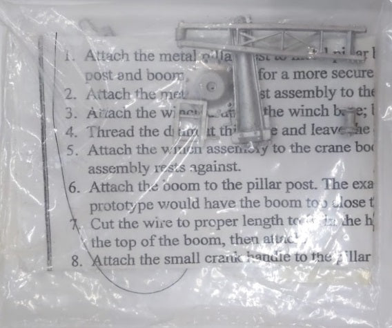 Turner Model Works 40 O Scale Pillar Crane Metal Kit – Trainz