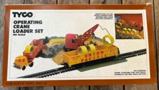 Tyco 900 HO Scale Operating Crane Loader Set Kit – Trainz