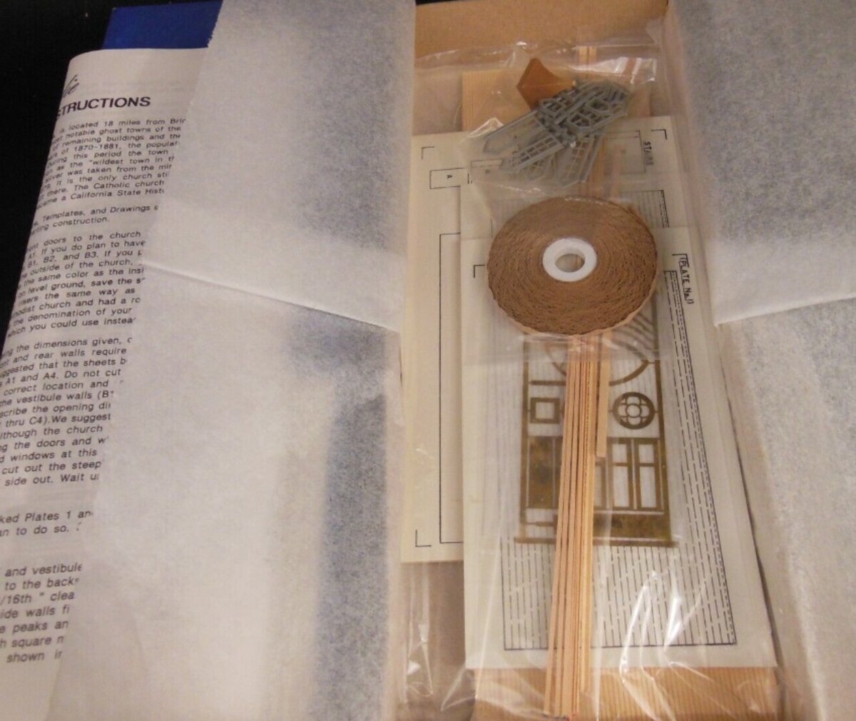 Classic Miniatures CM-21 HO Scale Bodie Church Craftsman Building Kit ...