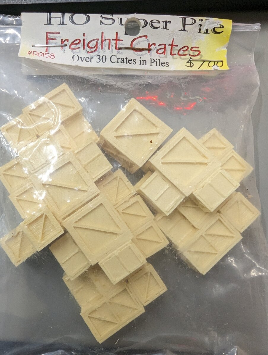 Model Tech Studios D0158 HO Super Pile Freight Crates Over 30 Crates P ...