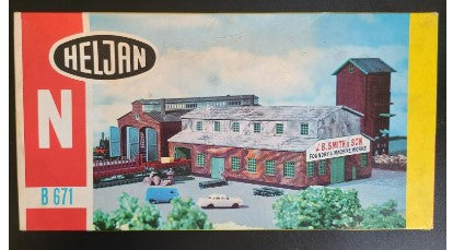 Heljan B671 N Scale J.B. Smith and Son Foundry and Machine Works Build ...