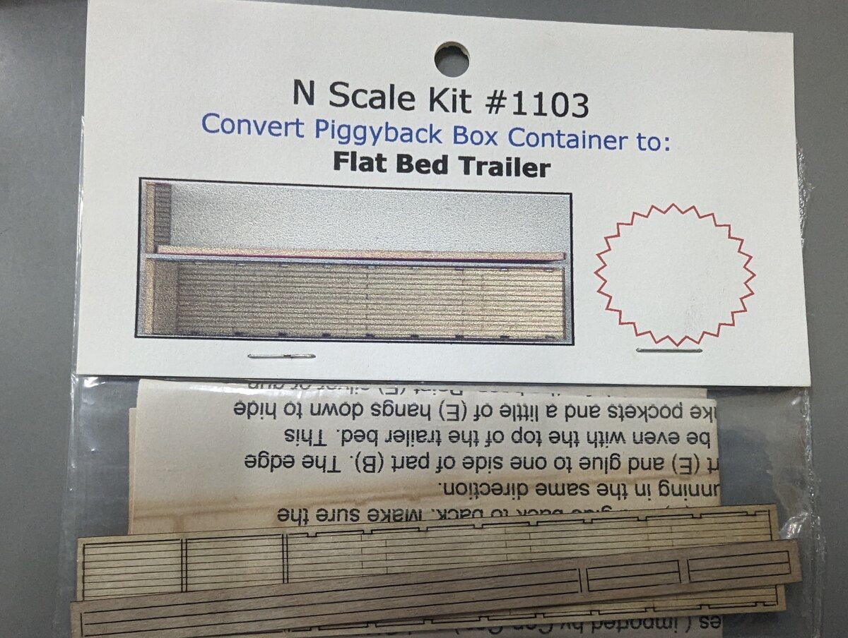 Dietrich Enterprises 1103 N Convert Piggyback Box Container Flat Bed T ...