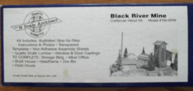 The N Scale Architect 795-BRM N Scale Black River Mine Building Kit ...