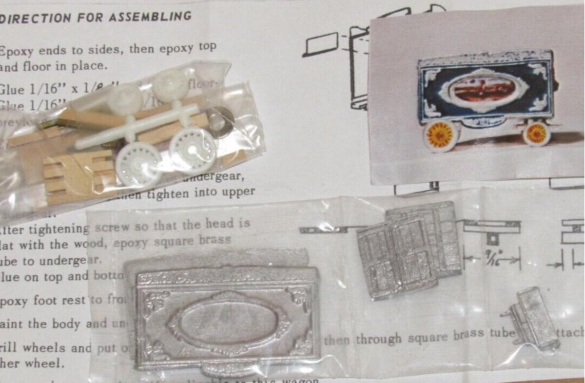 CTM 4 HO Scale Kangaroo Tableau Wagon Circus Kit – Trainz