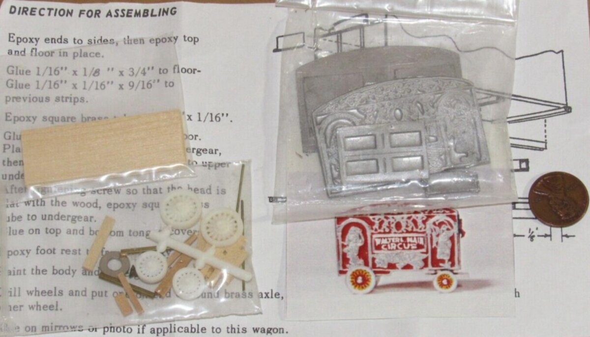 CTM 17 HO Walter Main Circus Band Organ Wagon Kit – Trainz