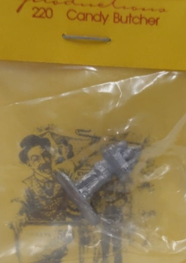 Circus Town 220 HO Scale Candy Butcher Metal Unpainted Figure – Trainz