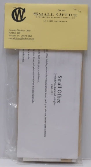 Cascade Wester 001 Small Office 3 Windows/Diamond Shingles 1.8x2.9 Foo ...