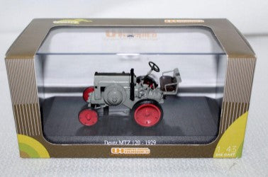Universal Hobbies 6078 1:43 Deutz MTZ 120 Grey w/Red Wheels 1929's Tra ...