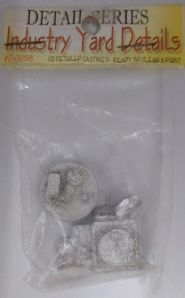 Model Tech Studios D-0058 HO Scale Detail Series Metal Industry Yard D ...