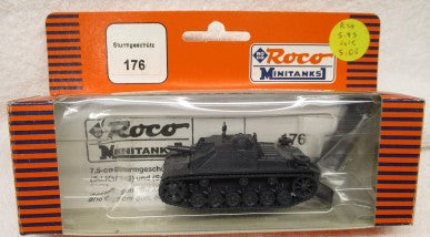 Roco Minitanks 176 HO 1:87 WW II German Assault Gun Sturmgeschutz – Trainz