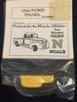Bruce Richardson N-10940 N Scale 1940 Ford Panel Vehicle Resin Kit – Trainz