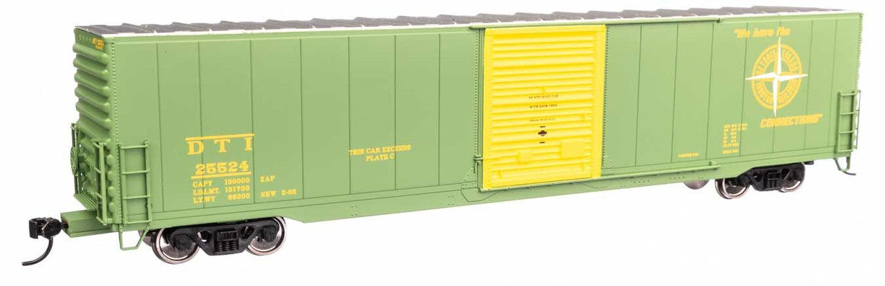 Walthers 910-3364 HO DTI 60' PS Single Door Auto Parts Boxcar RTR #255 ...