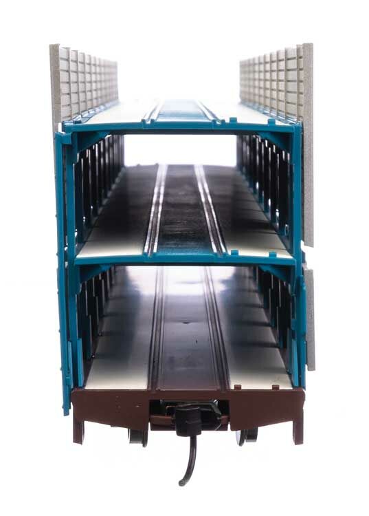 Walthers 910-8302 HO BM 89' Flatcar w/ Tri-Level Shielded Auto Rack RT ...