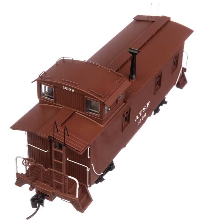 Walthers 920-103209 HO Santa Fe 30' ATSF 1300-Series Wood Caboose RTR ...