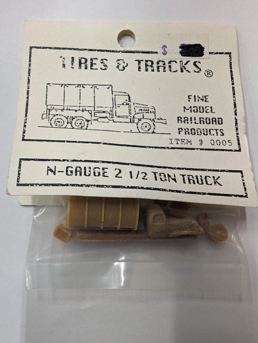 Fine Model Railroad Products 0005 N Gauge 2 1/2 Ton Truck Model Kit ...