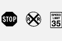 S&S Hobby 200 N Scale Street Sign Kit-12 Brass Signs, Posts & Decals ...