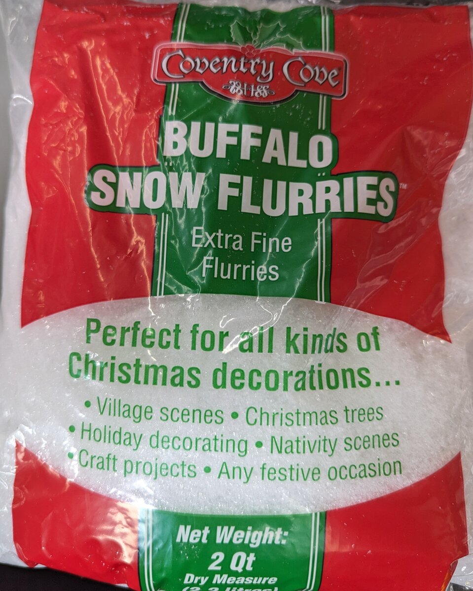Kmart 44188 Coventry Cove Buffalo Snow Flurries Extra Fine 2 Quart Bag ...