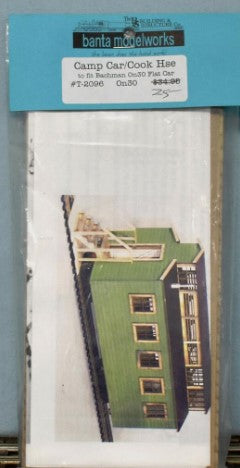 Banta Model Works T-2096 O Scale Kitchen Cook House Camp Car Kit – Trainz