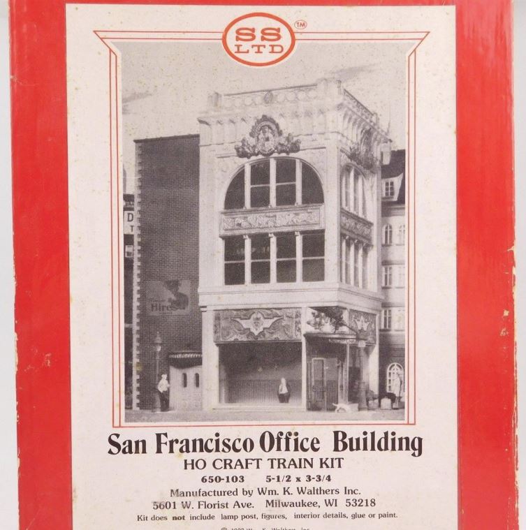 Scale Structures 103 HO Scale San Francisco Office Building Kit – Trainz
