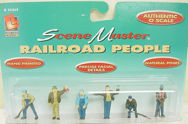 Life Like 1862 O SceneMaster Railroad People Hand Painted Figures (Set ...