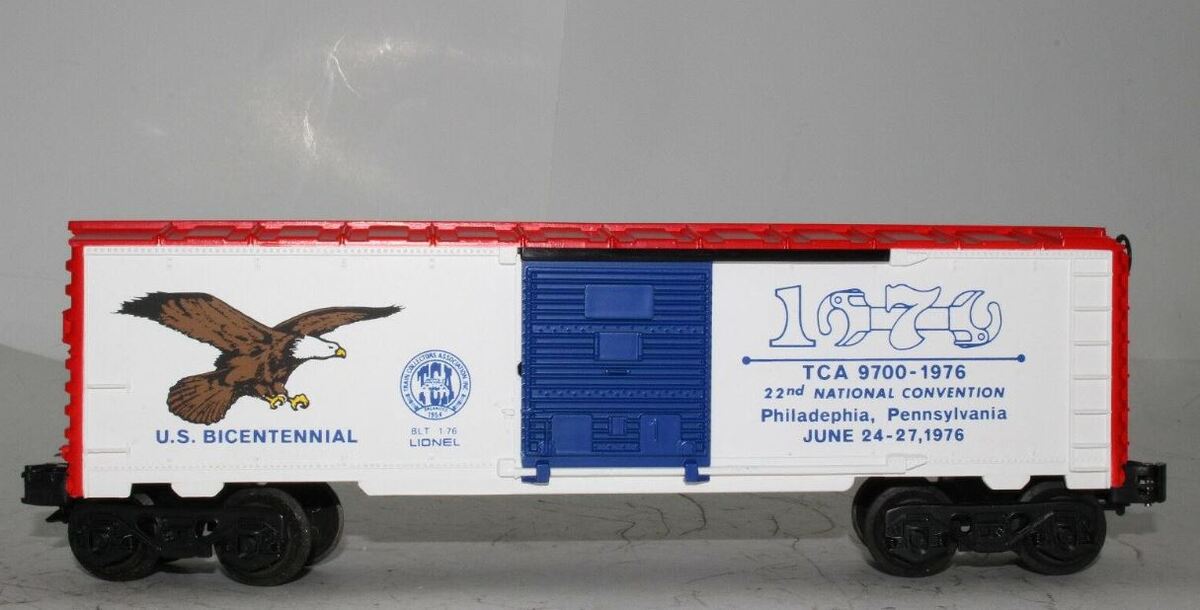 Lionel 9700-1976 O '76 TCA US Bicentennial Boxcar – Trainz