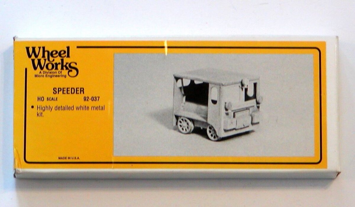 Wheel Works 92-037 HO Speeder Model Kit – Trainz