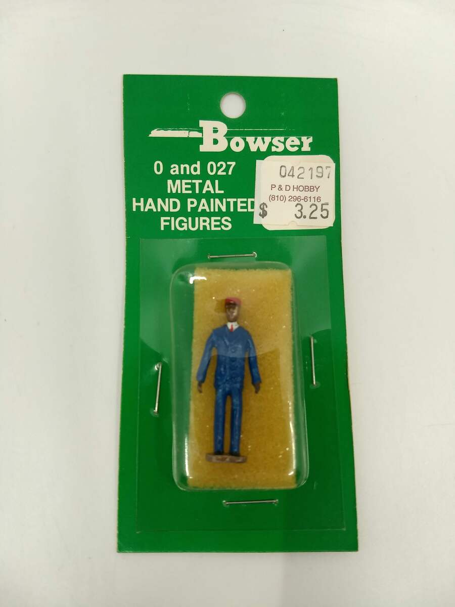 Bowser 13751 O Metal Hand Painted Figures - Conductor – Trainz
