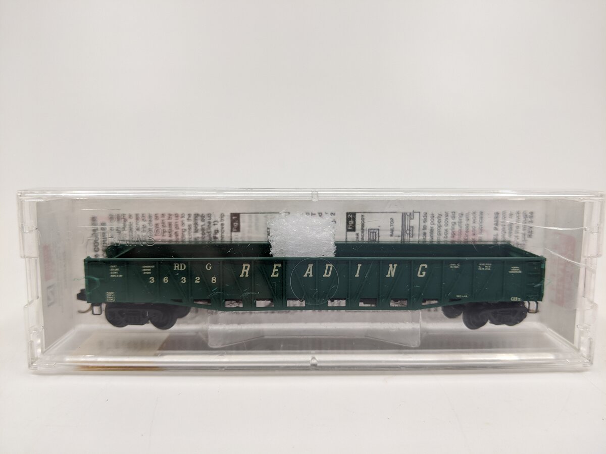 Micro-Trains 06200060 N Reading 50' Composite Fishbelly Side Gondola # – Trainz