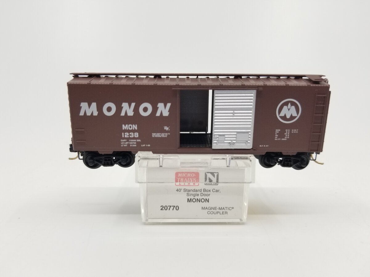 Micro-Trains 02000770 N Monon 40' Standard Single Door Boxcar #1238 ...
