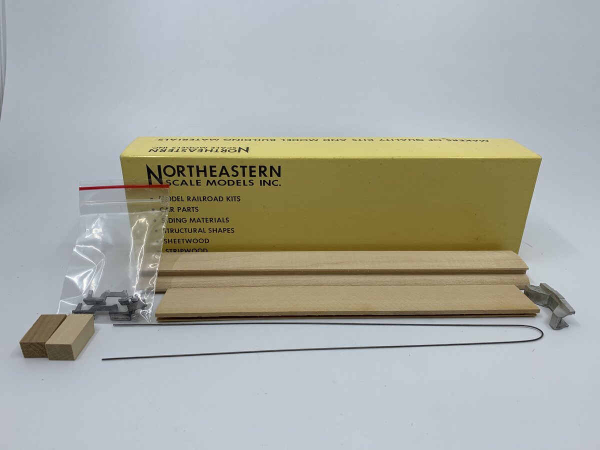 Northeastern Scale Models HP-1 HO Scale 61' Open Platform Passenger Co ...