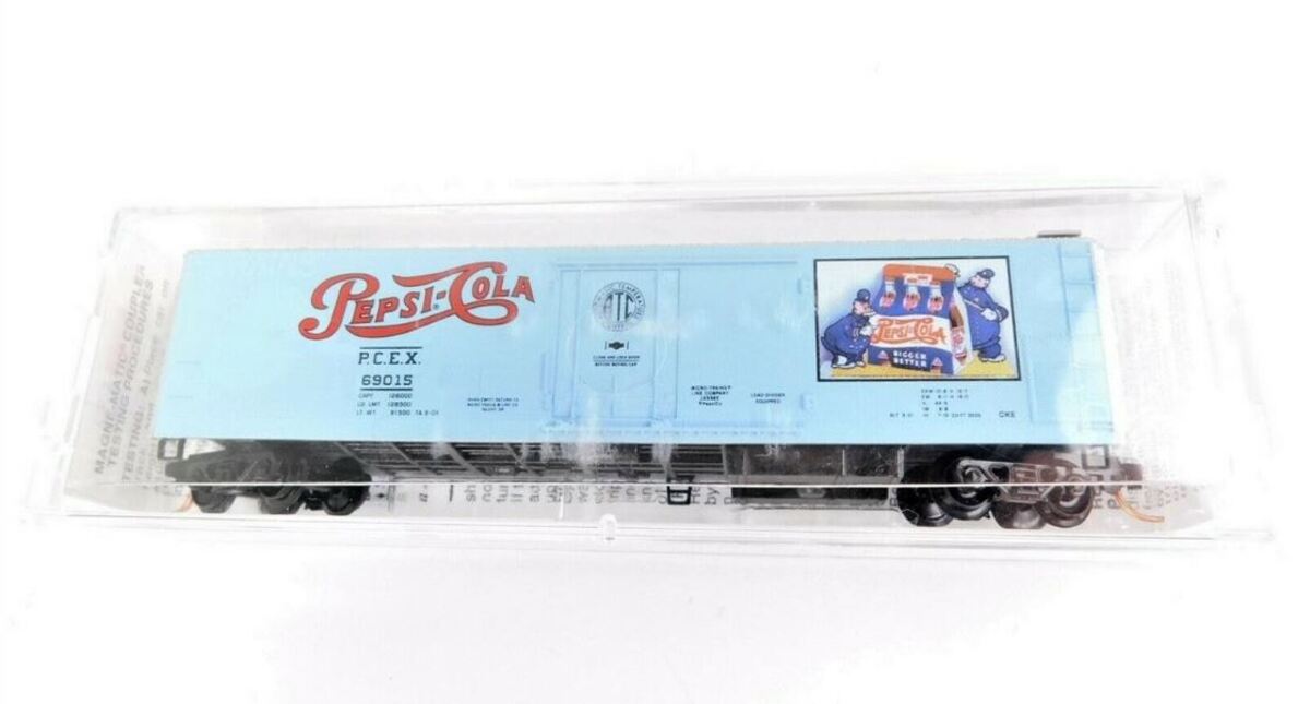 Micro-Trains 06900140 N Pepsi-Cola 59' 3-3/4" Mechanical Reefer #69015 ...