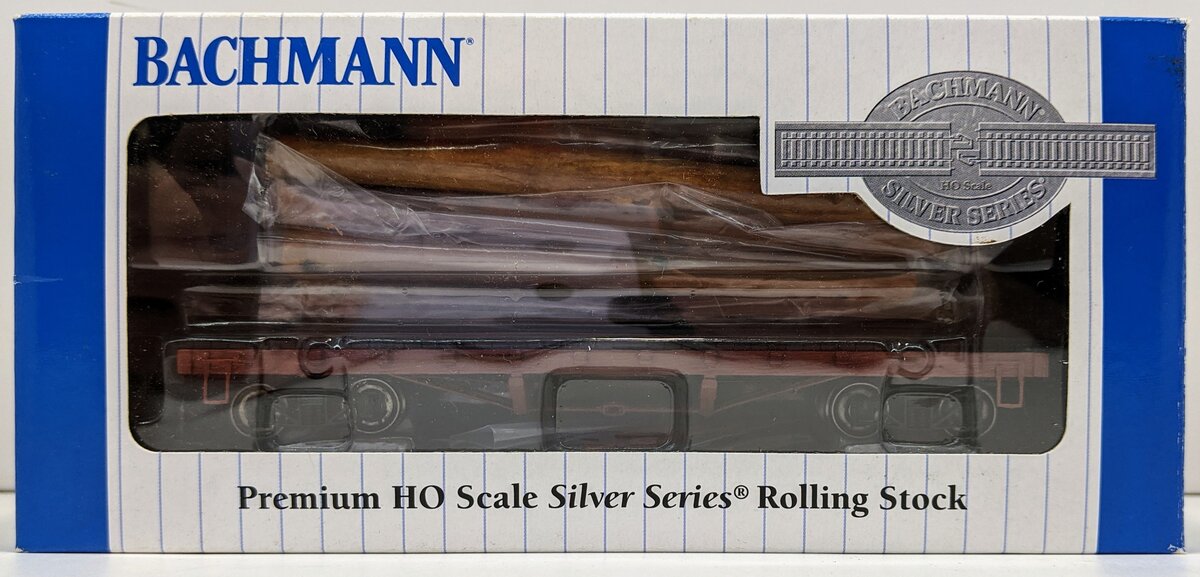 Bachmann 18322 HO Scale Log Car With Logs – Trainz