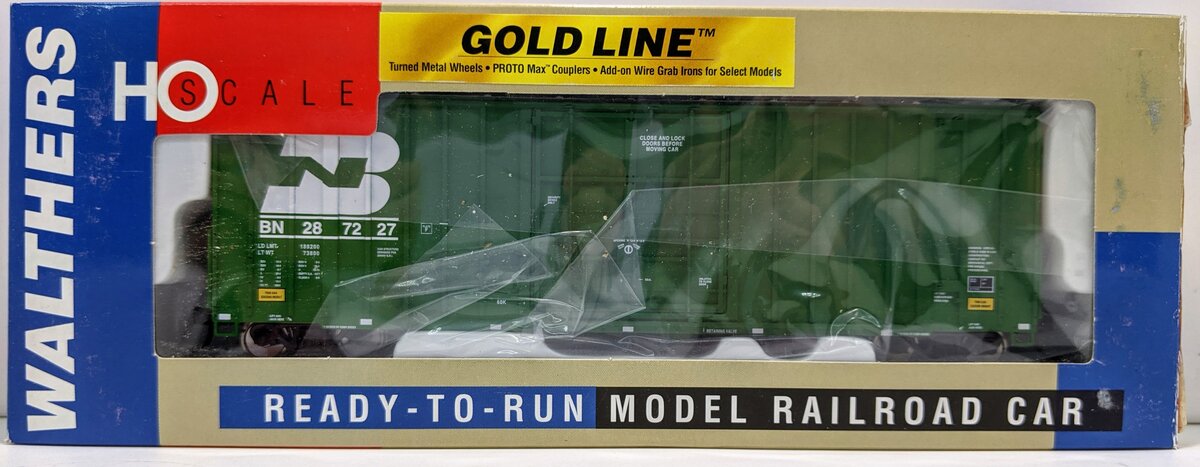 Walthers 932-7101 HO Scale BN Gunderson 50' Hi-Cube Paper Boxcar #2872 ...