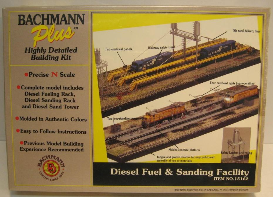 Bachmann 15162 N Scale Diesel Fuel & Sanding Facility Kit – Trainz