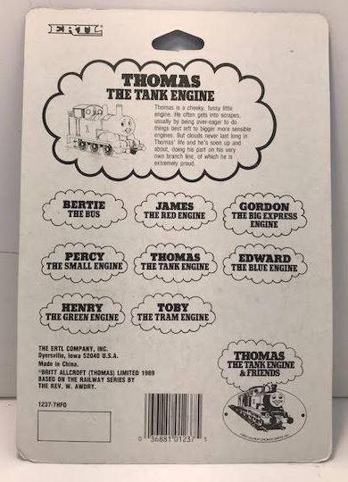 Ertl 1237 Thomas & Friends Die-Cast Thomas The Tank Engine – Trainz