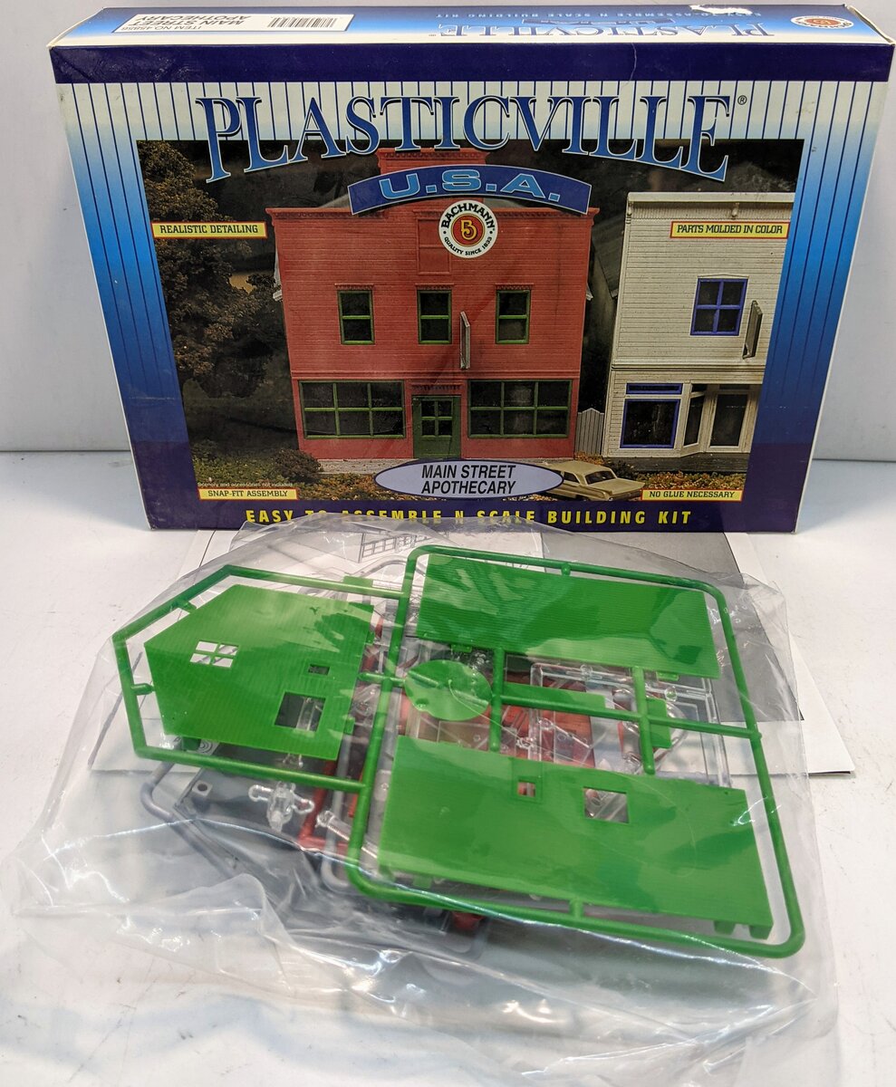 Bachmann 45856 N Scale Main Street Apothecary Building Kit – Trainz