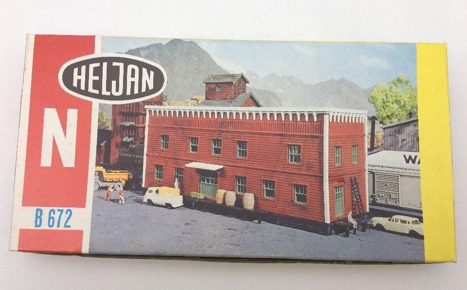 Heljan B672 N Scale Furniture Factory Model Building Kit – Trainz