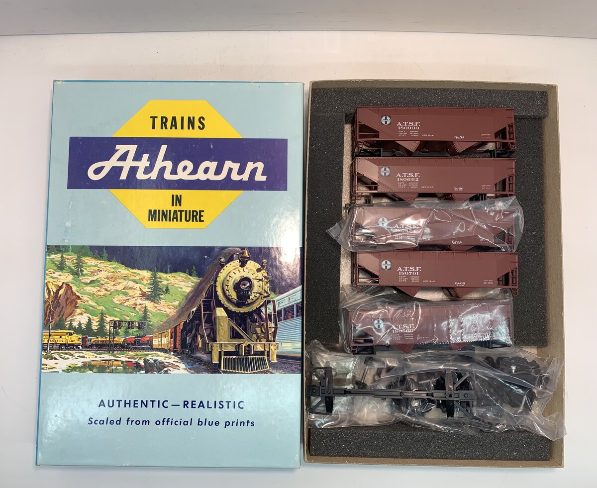 Athearn 5570 HO ATSF AAR 50 Ton 5 Hopper (Pack of 5) – Trainz