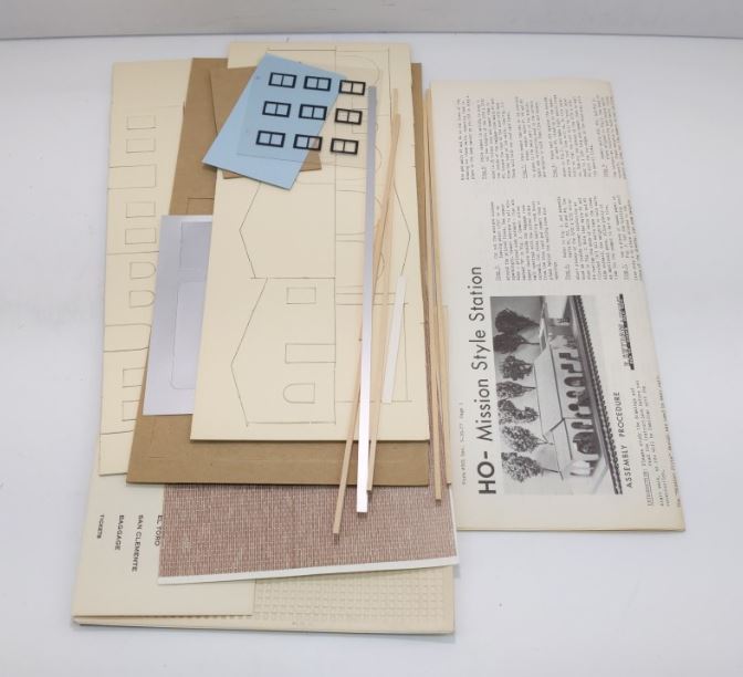 California Model Co 501 HO Scale Mission Style Station Building Kit ...