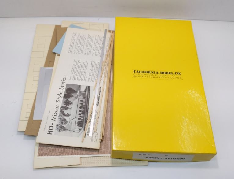 California Model Co 501 HO Scale Mission Style Station Building Kit ...