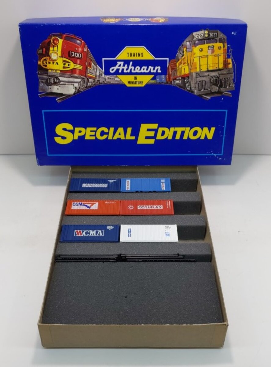 Athearn 2321 HO Container of the World II 20' Containers (Box of 6 ...
