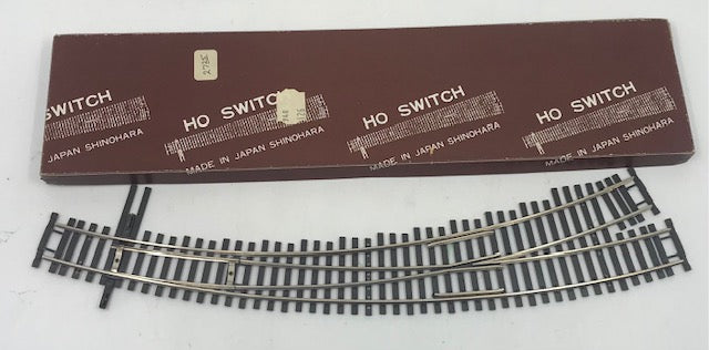 Shinohara Track N100 HO Scale Curved Left Hand Switch – Trainz