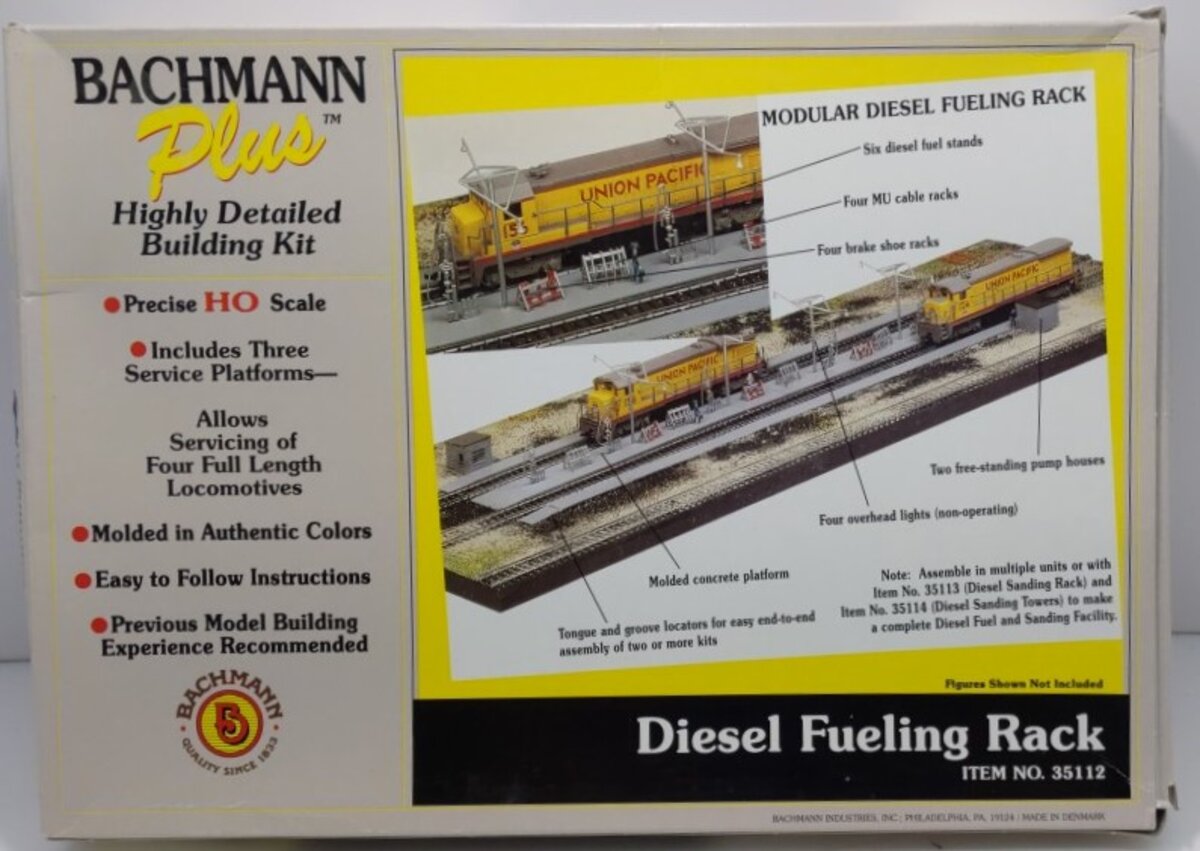 Bachmann 35112 HO Diesel Fueling Rack Detailed Building Kit – Trainz