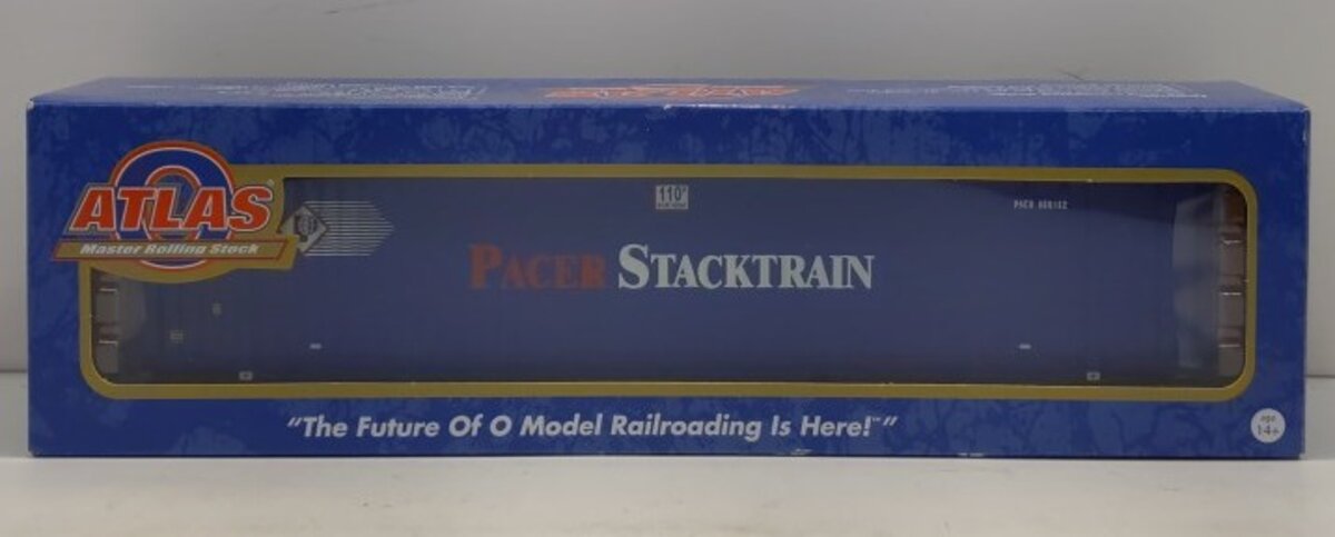 Atlas 3006303-1 O Pacer Stacktrain 53' Container #889182 – Trainz