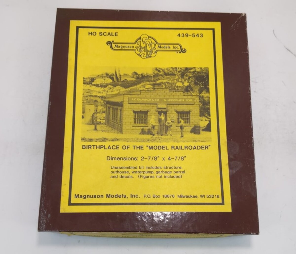 Magnuson Models 439-543 HO Birthplace Of The "Model Railroader" Buildi ...